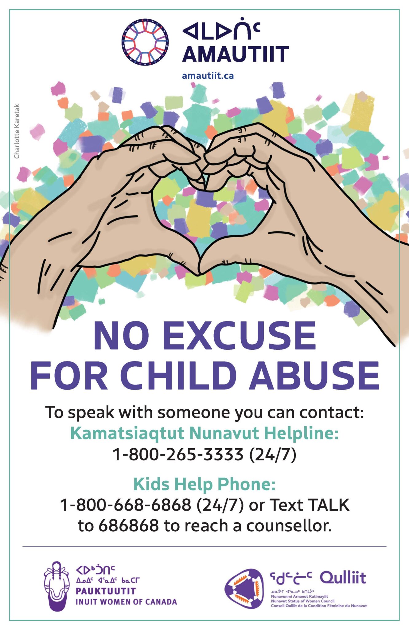 Amautiit launches No Excuse for Child Abuse Poster Campaign - Niwa